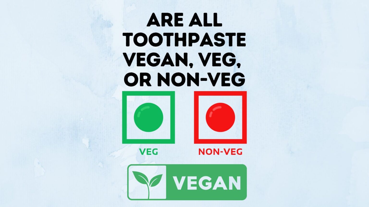 Are All Toothpaste Vegan, Veg, Or Non-Veg? - Power Tooth Paste